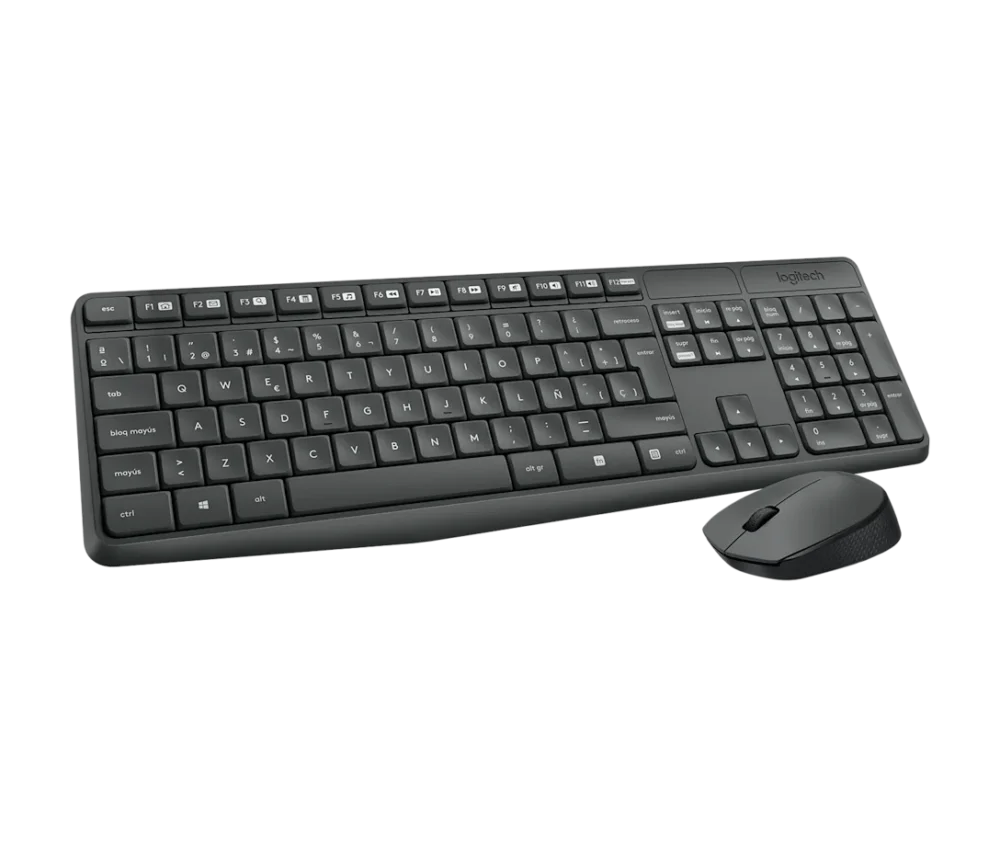 COMBO TECLADO + MOUSE LOGITECH INALAMBRICO MK235 - Districom